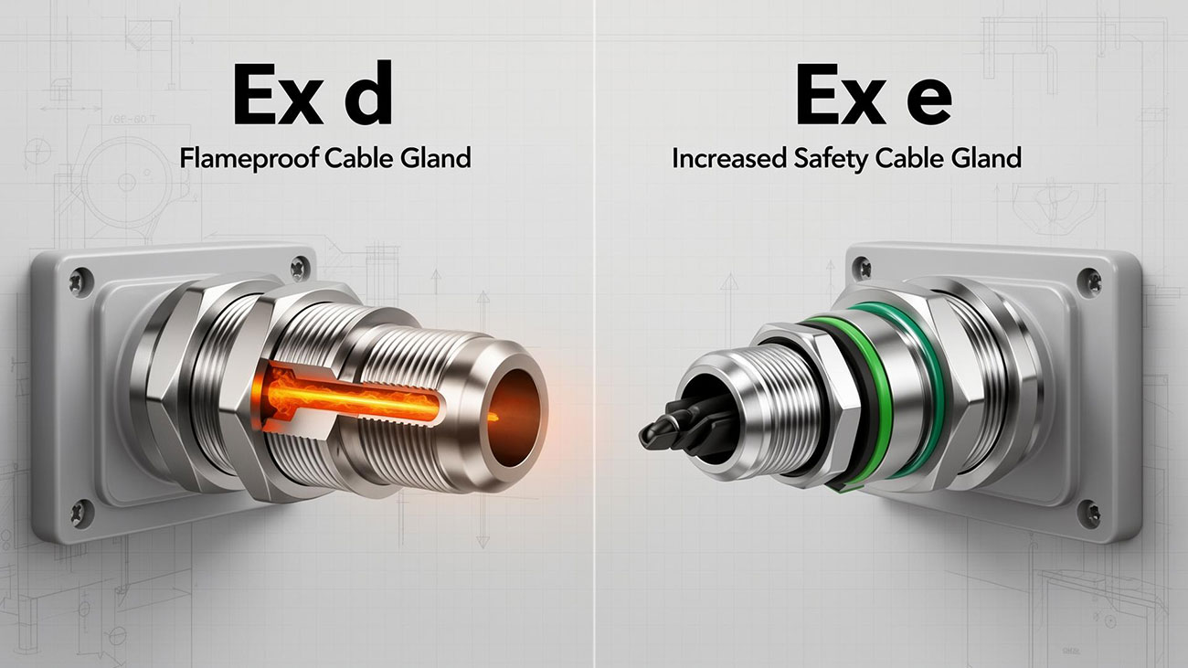 Ex d vs Ex e Cable Gland - Key Differences, Standards & Selection Guide